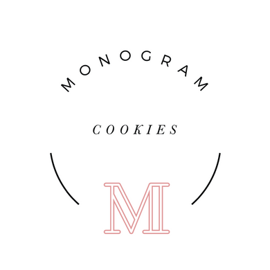 Monogram Cookies | Custom, Personalised & Branded Cookies